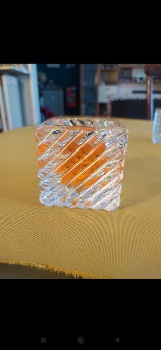 porta candela in vetro di murano 