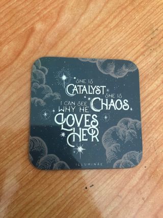 Illuminae quote coaster - Illuminae Jay Kristoff