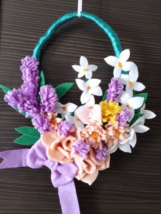 ghirlanda fuori porta primaverile 