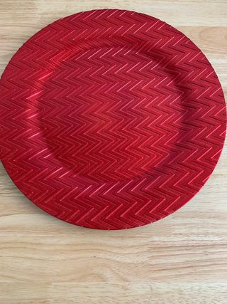 Vassoio in plastica rosso 