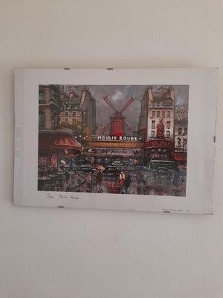 Tre copie di immagini di Parigi dei luoghi più in