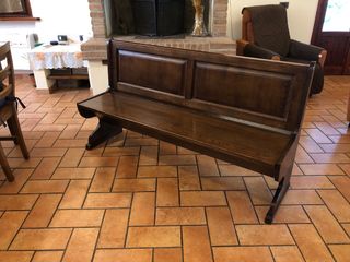 Cassapanca in legno massello