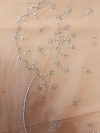 Lenzuolo e 2 federe ricamate