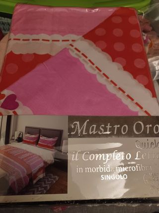 lenzuola letto singolo 
