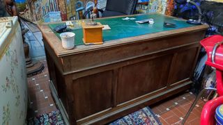 scrivania anni 20,in quercia americana 