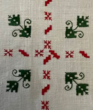 Tovaglia da thè ricamata a mano