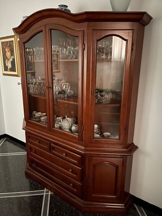 Vetrinetta noce massiccio