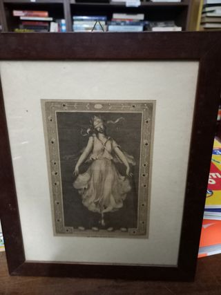 quadro stampa vintage originale primi 900 