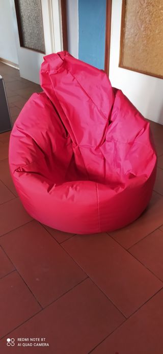 pouf rosso 