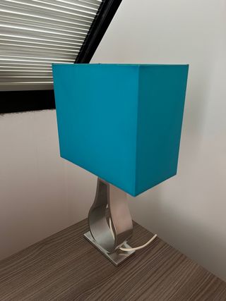 Lampada da tavolo turchese