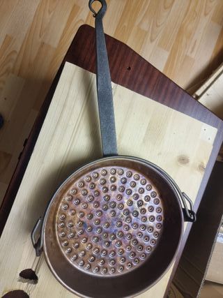 Padella Rame Castagne