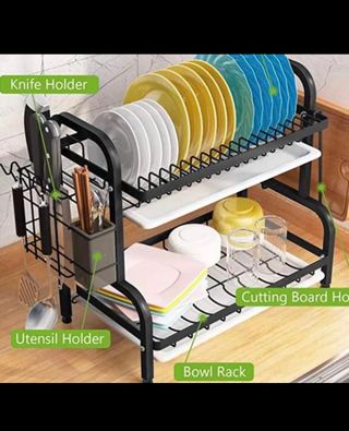 Easy kitchen scolapiatti da appoggio in acciaio in