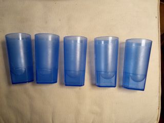 6 Bicchieri in Plastica Blu do Design