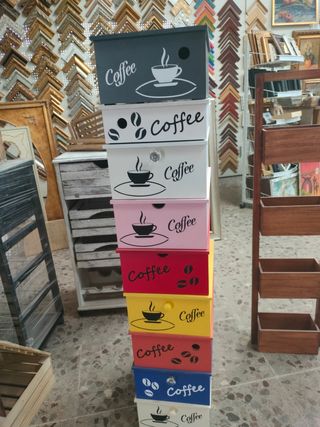 cassetta per cialde e capsule caffè 