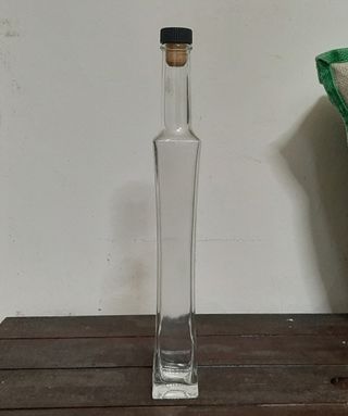 bottiglia di vetro rettangolare da 20cl
