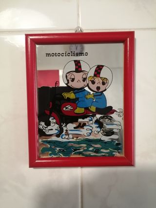Cornice specchio motociclismo 