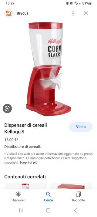 dispenser cereali