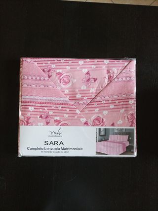 Completo lenzuola matrimoniale. Mastrobianco 