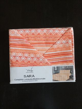 Completo lenzuola matrimoniale. Mastrobianco