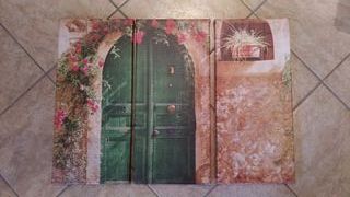 Quadro Da Parete 3 Pannelli Canvas