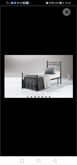 Letto in ferro battuto