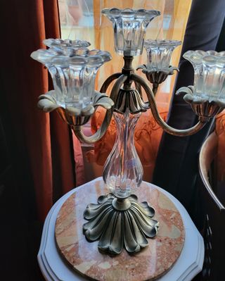 candelabbro elegante  murano 