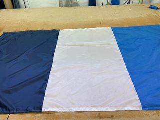 Bandiera del napoli grande 1.10x2 mt