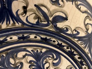 Piatto decorativo dipinto a mano