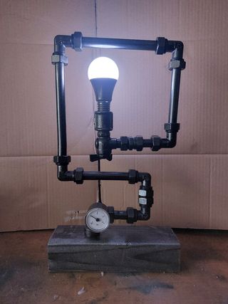 lampada industrial artigianale