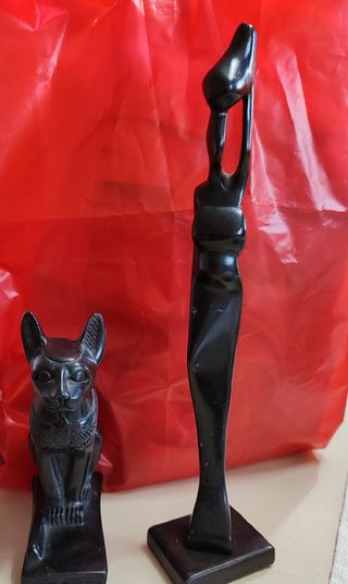 statuette nere egiziane 