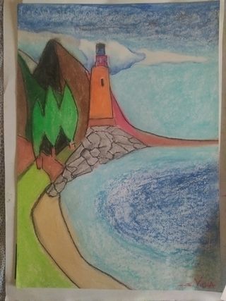 disegno veduta mare