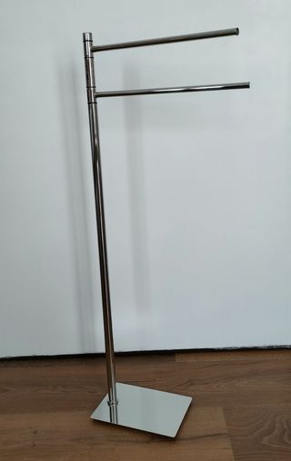 Piantana porta asciugamano in acciaio