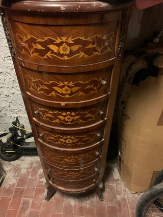 Mobiletto 7 cassetti stile padrino 