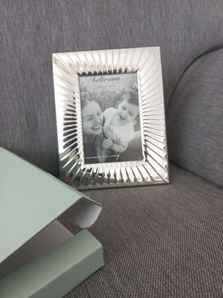 portafoto in argento nuovo