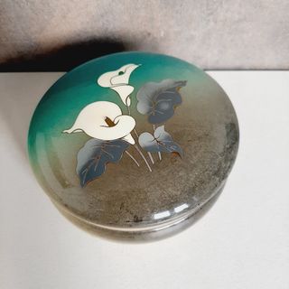 Scatola portagioie in alabastro / Vintage 