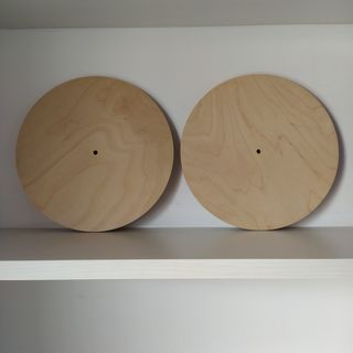 Basi in legno per orologi da decorare