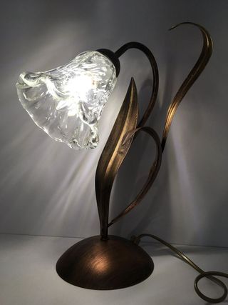 Lampada vetro soffiato trasparente