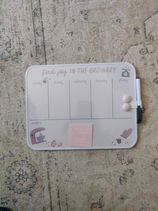 Lavagnetta settimanale cancellabile e magnetica