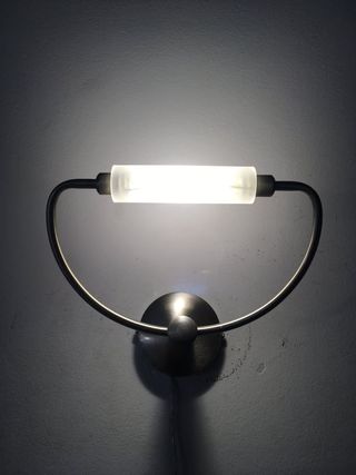 Aplic metallo e vetro pirex