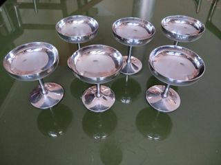 6 coppe da gelato/macedonia Albert inox 18/10