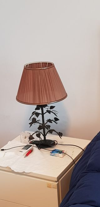 Lampada in ferro battuto