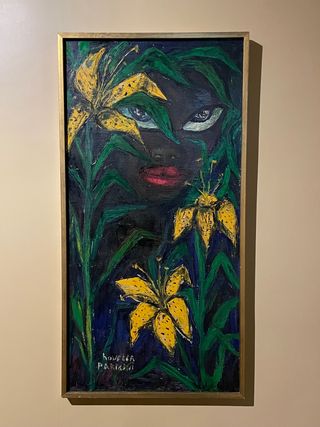 NOVELLA PARIGINI DIPINTO OLIO SU TELA 