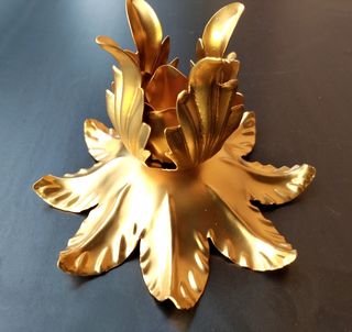 Portacandela grande oro #gold