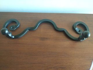 Appendiabiti ferro battuto 2 posti