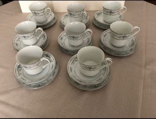 Servizio tazze con conchette frutta da 8 