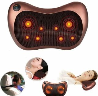 CUSCINO MASSAGGIATORE CASA AUTO CERVICALE MASSAGGI