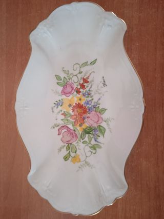 vassoio ceramica dipinta a mano