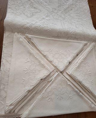 tovaglia p.lino vintage 