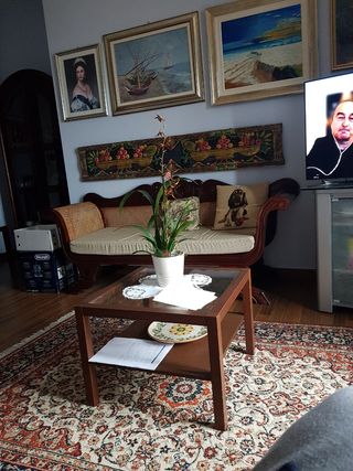 Divano in paglia di Vienna