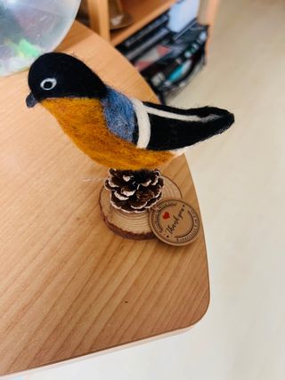 Uccellino fatto a mano nuovo 